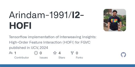 Github Arindam 1991i2 Hofi Tensorflow Implementation Of Interweaving Insights High Order