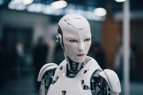 Free Download - robot humanoid android artificial intelligence. Generative AI - Backgrounds ...
