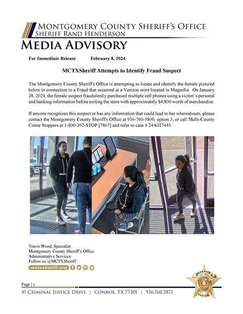 Mctxsheriff Attempts Montgomery County Sheriffs Office