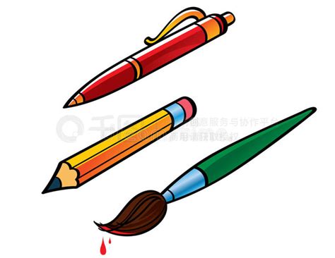 铅笔免抠元素 彩色铅笔钢笔和画笔 彩色铅笔钢笔和画笔图片免费下载 5154659880 千图网pro