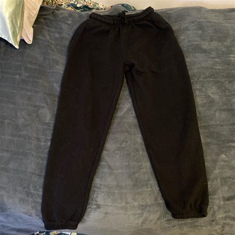 Black Trackies Size Xs Males Depop