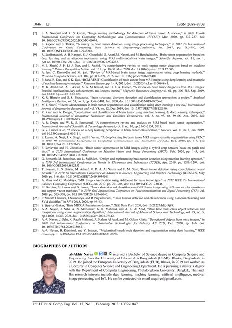 A Deep Learning Approach For Brain Tumor Detection Using Magnetic Resonance Imaging Pdf