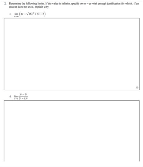 Solved Do Not Use A Table Of Values Please Only Solve Using Chegg