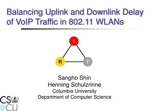 Ppt Balancing Uplink And Downlink Delay Of Voip Traffic In 80211 Wlans Powerpoint