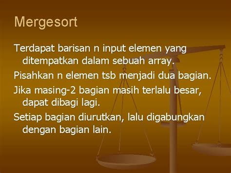 Divide And Conquer Analisa Algoritma Prinsip Dasar N