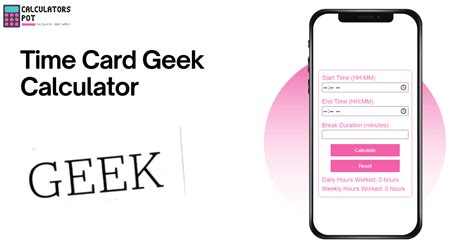 Time Card Geek Calculator Calculatorspot
