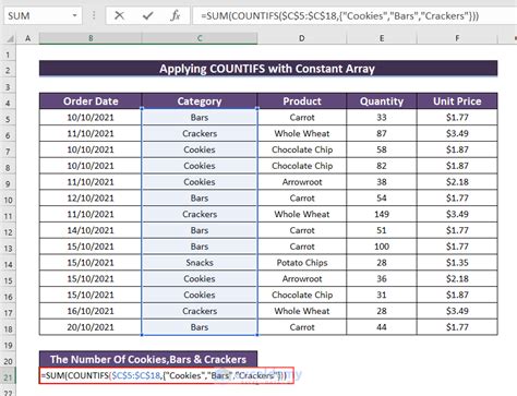 How To Use Countifs Function With Multiple Criteria In Excel