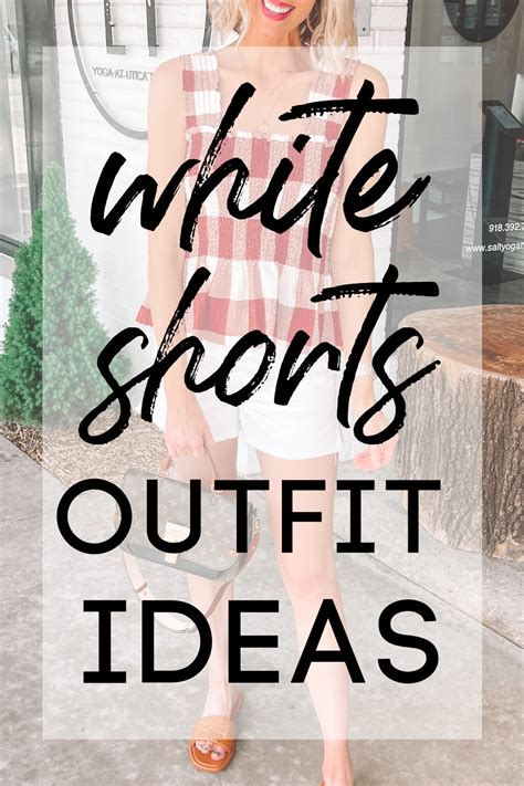 White Jean Shorts Outfit Ideas Straight A Style