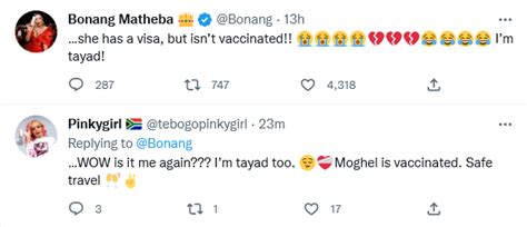 Bonang Matheba And Pinky Girl Giving Us Drama Vibes Youth Village