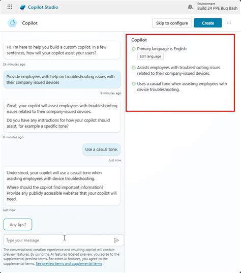 Schnellstart Einen Copiloten Entwickeln Und Bereitstellen Microsoft