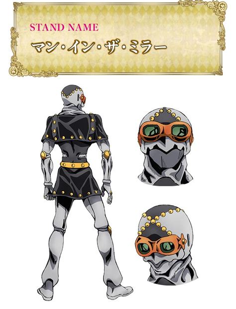 Stand Name「マンインザミラー」 ジョジョ アニメ ジョジョ アニメ