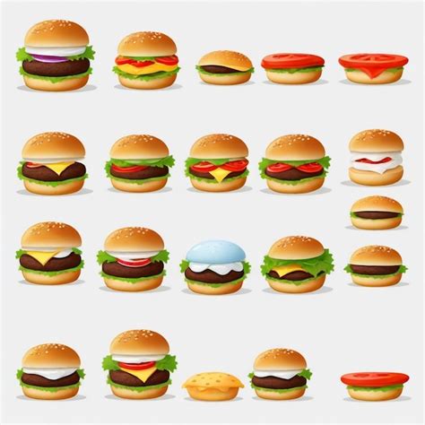 Page 2 Hamburger Variations Vectors And Illustrations For Free Download