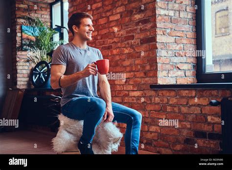 A Handsome Man With BMX In A Studio Stock Photo Alamy
