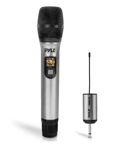 휴대용 Uhf 무선 마이크 시스템 전문가용 배터리 작동 핸드헬드 다이나믹 단방향 무선 마이크 송신기 세트 티몬