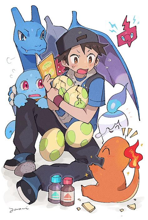 Red Rotom Charizard Rotom Phone Squirtle And More Pokemon And More Drawn By