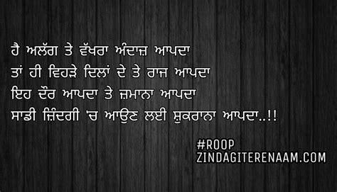 Shukrana Dhanwaad Punjabi Shayari Status Zindagi Tere Naam