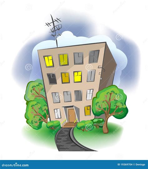 Casa dos desenhos animados ilustração stock Ilustração de venda