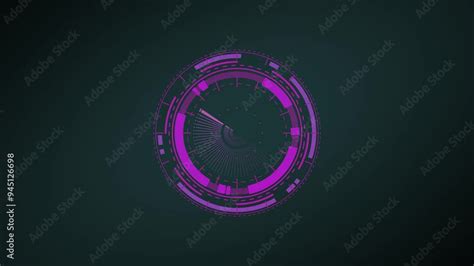 A Looping Animation Blank Heads Up Display Hud Radar Sweep A Radar