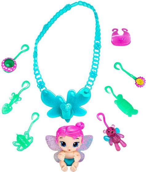 Baby Alive Glo Pixies Minis Carry Aon Care Necklace Sugar Sprinkle