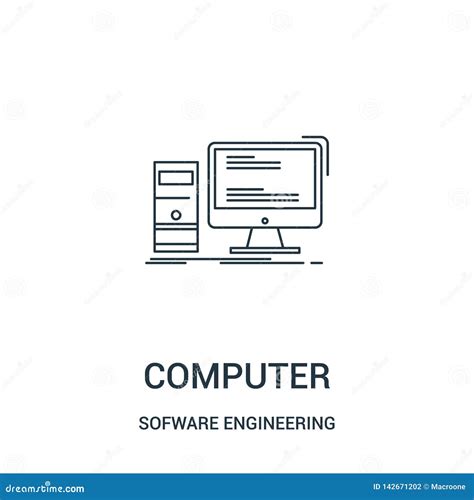 Computer Icon Vector From Sofware Engineering Video Gaming Collection