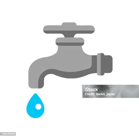 水廠 水龍頭 水龍頭圖示插圖向量圖形及更多圖示圖片 圖示 一個物體 住宅內部 Istock