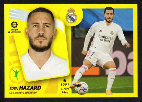 Hazard 18a Real Madrid La Liga Chrome Santander 2021 22 Panini 21 22