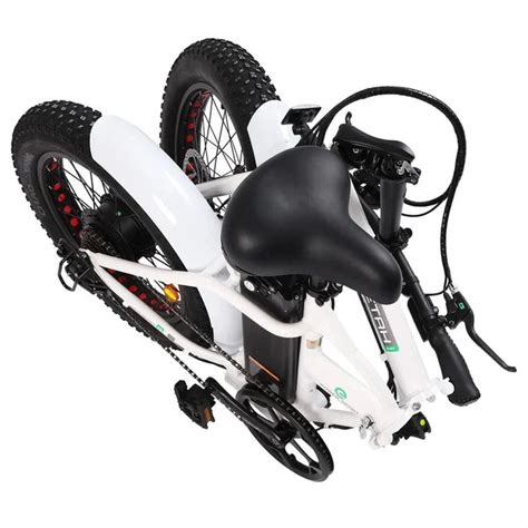 Ecotric Ul Certified 20inch Fat Tire Portable And Folding Electric Bik