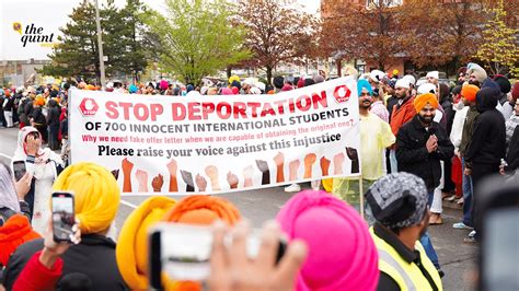 Indian Students Protest In Canada After Deportation Warnings Over Fake