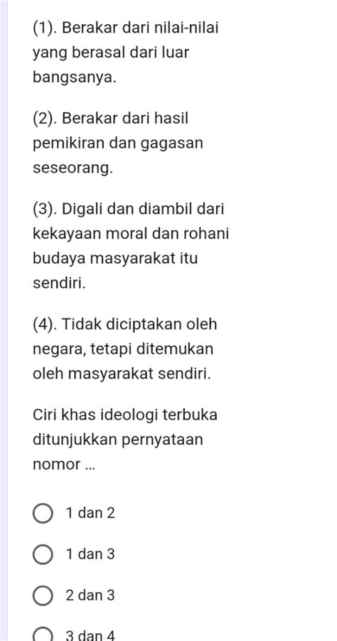 Berakar Dari Nilai Nilai Yang Berasal Dari Studyx