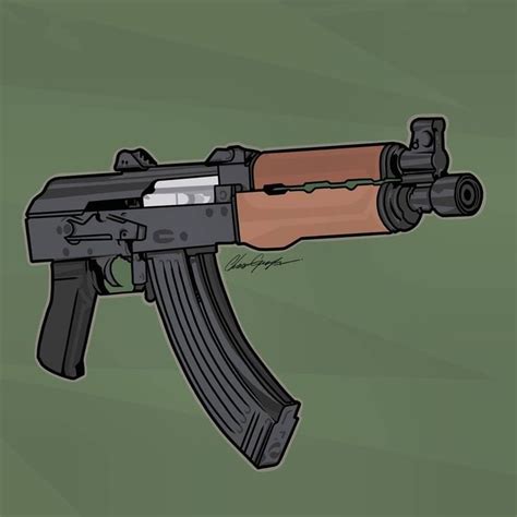 Draco Micro Draco Cartoon Draco Ak Drawing