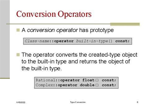 type conversions lecture 14 wed feb 22 2006