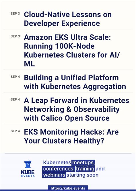 Kube 📅 Kubernetes Events Starting In The Next 24 Hours Deploying