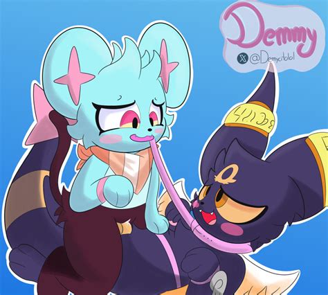Rule 34 Absurd Res Back Wings Blue Body Blue Fur Blush Collar Collar