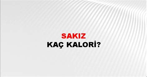 Sakız Kaç Kalori Sakız Besin Değeri Ntv Haber