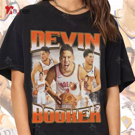 Devin Booker Shirt 90s Bootleg Classic Phoenix Suns Hoodie Shirts
