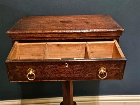 George Ii Oak Tripod Side Table Sturmans Antiques