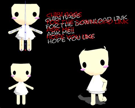 Mmd Chibi Model Base Dl Open Edit By Mcchipy On Deviantart