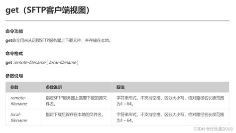 Sftp基本功之get、put命令操作sftp Put Csdn博客
