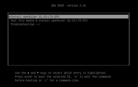 openEuler22 03 SP3系统安装步骤 浪潮信息
