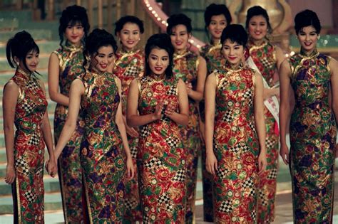 Finalists In The 1994 Miss Hong Kong Pageant Theresa Lee Yee Hung Halina Tam Siu Wan Natalie