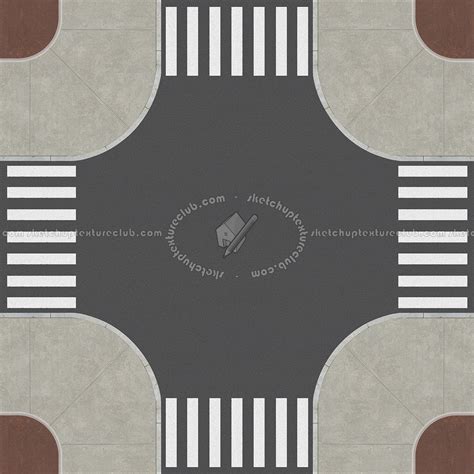 Road Intersection Texture