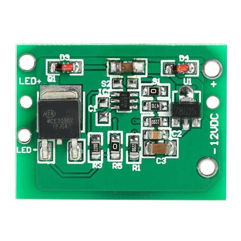 Módulo De Sensor De Interruptor Táctil Capacitivo De 12 V Pulsador Jog