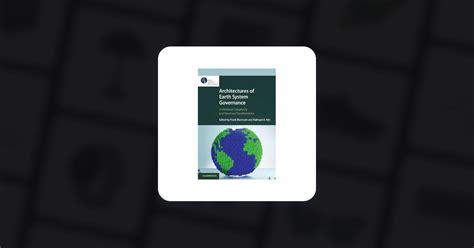 Architectures Of Earth System Governance Paperback 2020 • Price
