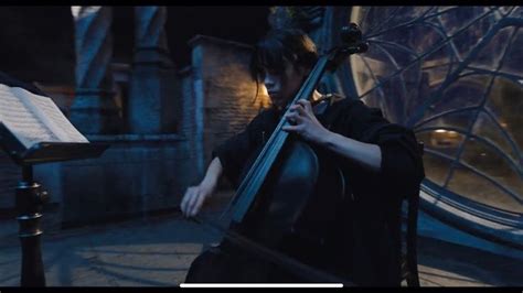 Wednesday Addams Paint It Black Plays Cello Wednesday With Cello
