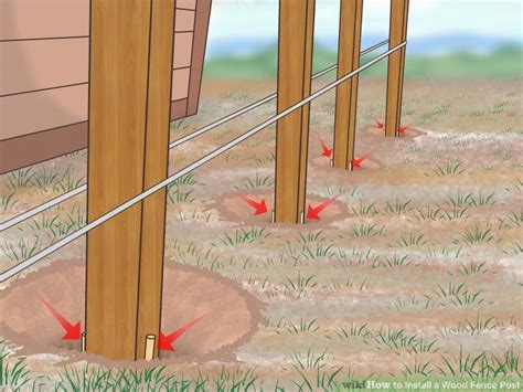 How To Install A Wood Fence Post With Pictures Artofit