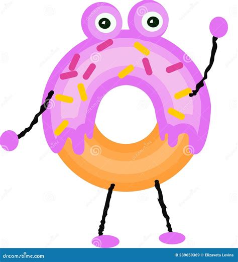 Donut Open Cardboard Box Top View Realistic Vector Illustration Package With Doughnuts Sweet