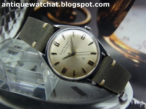 Antique Watch Bar Girard Perregaux Gyromatic 39 Jewels Automatic Watch