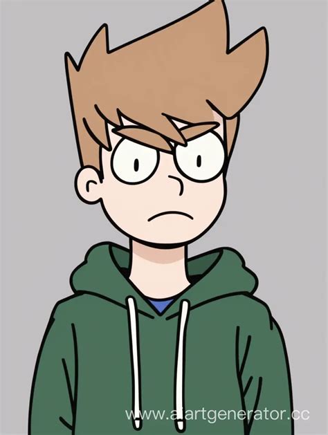Patrick From Eddsworld Character Portrait Artwork Ai Art Generator