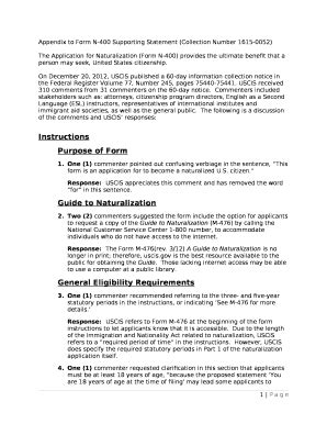 Supporting Statement At Doc Template PdfFiller