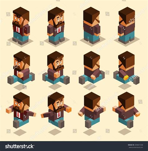 Isometric Sprite Stock Vectors Images Vector Art Shutterstock